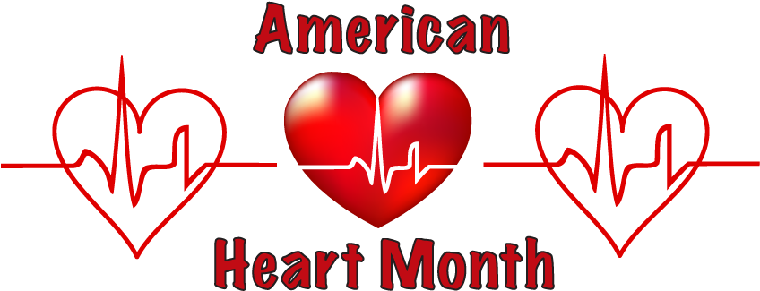 Free February Clip Art Cliparting - American Heart Association Month ...