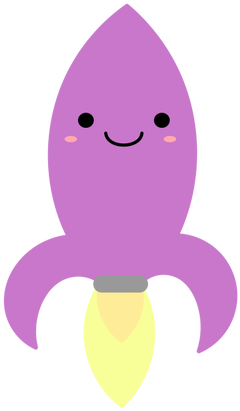 Purple Rocket Cliparts - Clip Art - Full Size PNG Clipart Images Download