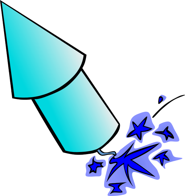 Rocket Firework Clipart - Fireworks Clip Art - Full Size PNG Clipart ...