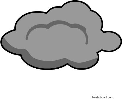 Free Grey Cloud Clip Art Image - Clip Art - (450x450) Png Clipart Download