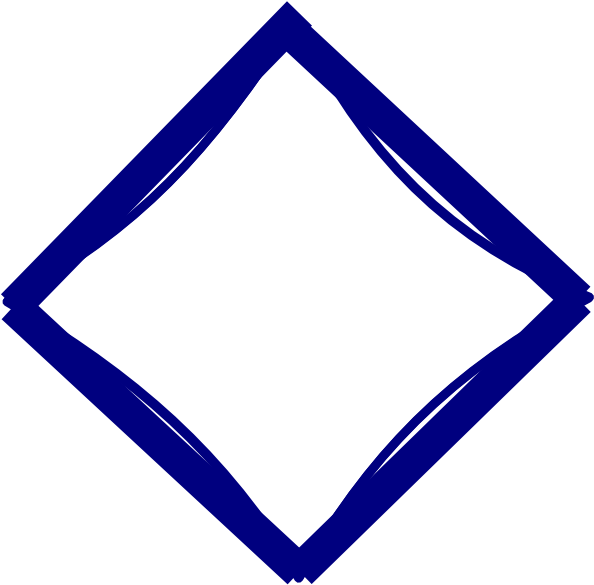 Blue Diamond Clip Art - Blue Diamond Shape Clip Art - (600x593) Png ...