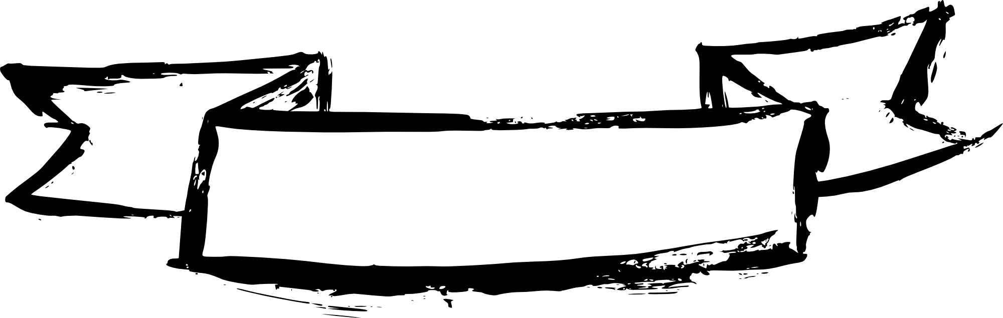 Free Download - Ribbon Banner Transparent Background - (2000x635) Png ...