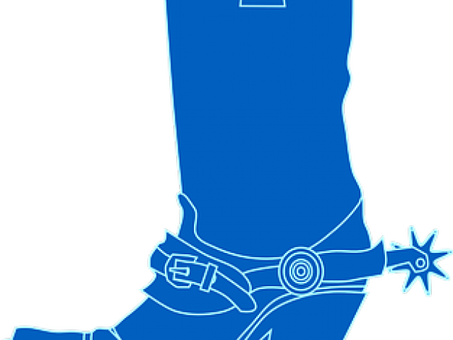 Footprint Clipart Cowboy Boot - Girl Cowboy Boots Clipart - Full Size ...