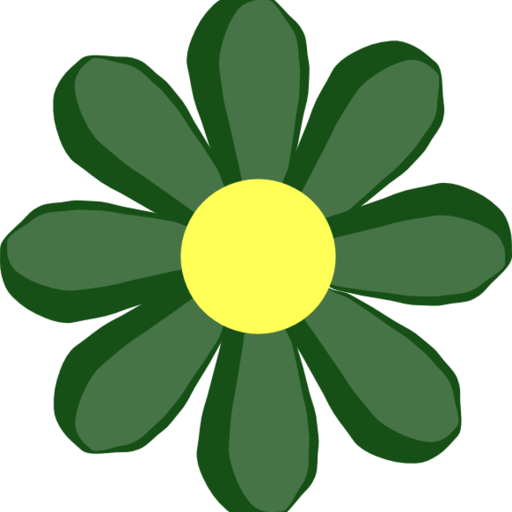 Free Clipart Spring Flowers Spring Flowers Clipart - Green Flower ...