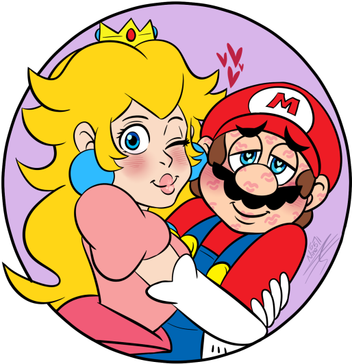 Super Mario Bros, Super Mario 1985, Mario And Princess - Cartoon ...