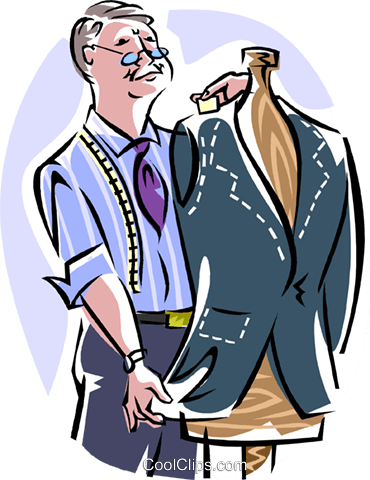 Tailor Cartoon Png - (370x480) Png Clipart Download