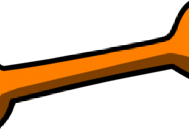 Bone Clipart Orange - Dog - Full Size PNG Clipart Images Download