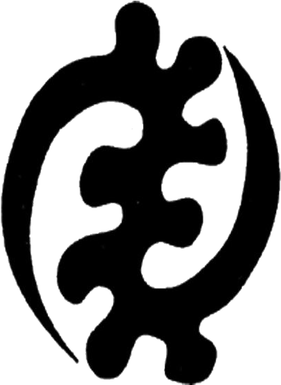 Bird Nyame - Gye Nyame Symbol - (412x550) Png Clipart Download