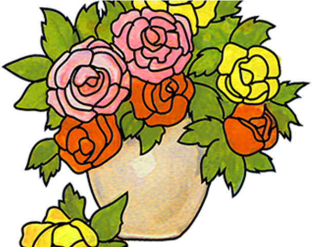 Pink Rose Clipart Copyright Free - Rose - (640x480) Png Clipart Download