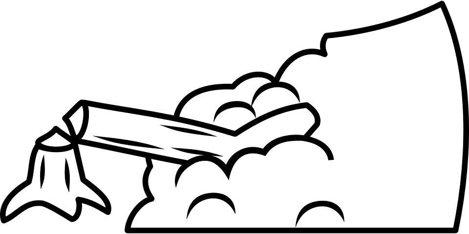 Cartoon Tree Stump Clipart Cartoon Line Art Clip Art - Broken Tree Clip ...