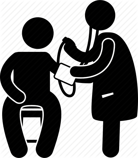 Download Patient Injection Icon Clipart Doctor Patient - Medical Check ...