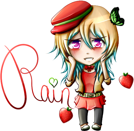 Snow White Clipart Rain - Chibi - (472x437) Png Clipart Download