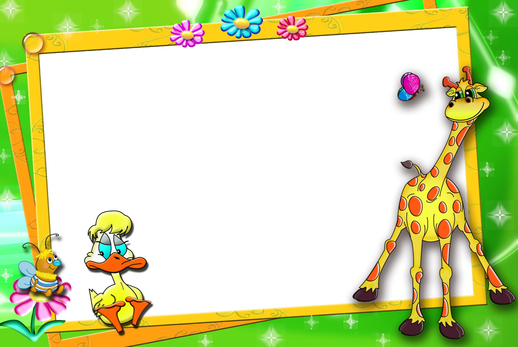 Clipart Marcos Y Bordes Infantiles Wallpapers Real - Borde De Infantil ...