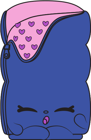 Snoozy Sleeping Bag - Shopkins Snoozy Sleeping Bag - (575x475) Png ...