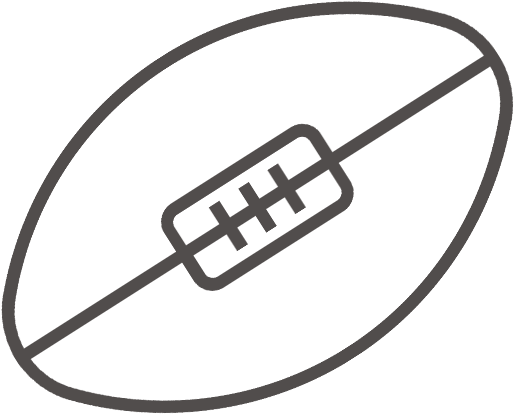 Western Bulldogs Vs Wce - Black And White Afl Football - (550x550) Png Clipart Download