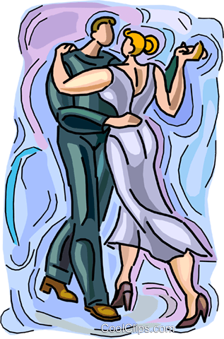 Two People Dancing Royalty Free Vector Clip Art Illustration ...