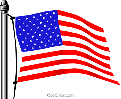 United States Flag Royalty Free Vector Clip Art Illustration - Hardware ...