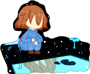 Waterfalls Drawing Night - Waterfall Pixel Art Undertale - (400x320 ...