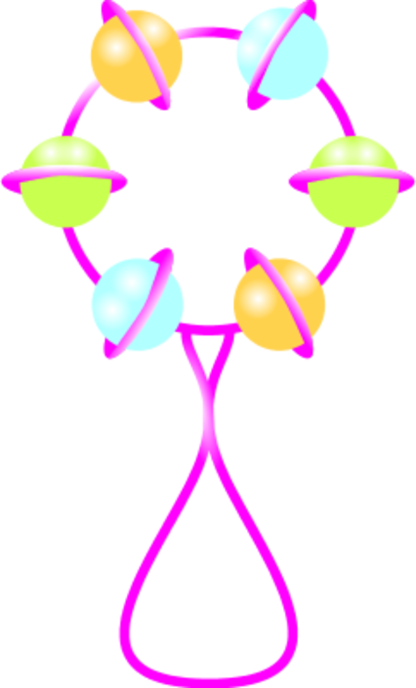 Vector Clip Art - Clipart Of Rattle - (600x992) Png Clipart Download
