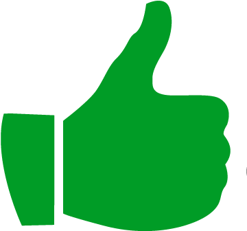 Comment Picture - Green Thumbs Up Transparent Background - (359x396 ...