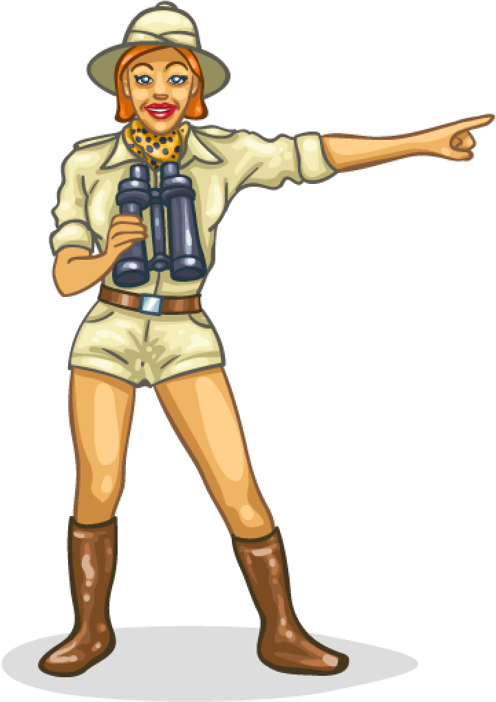Tour Guide - Tourist Guide Cartoon Png - (1024x1024) Png Clipart Download