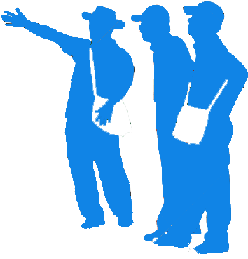 Best Tour Guide - Tour Guide Silhouette - (359x379) Png Clipart Download
