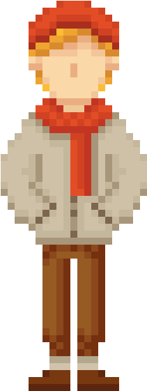 Dude - Pixel Art Men Color - (230x570) Png Clipart Download