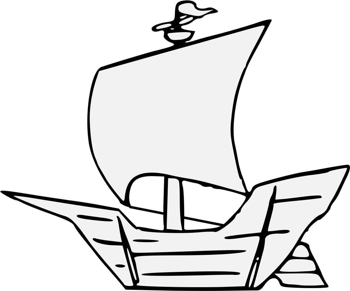 Caravel - Caravel Easy Drawing - (1219x1013) Png Clipart Download