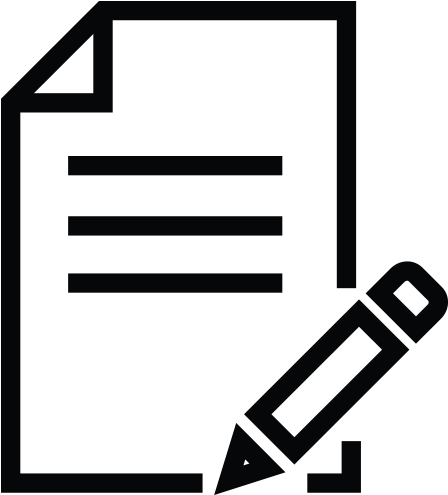 Contract Management - Procurement Clipart Black And White - (500x500 ...