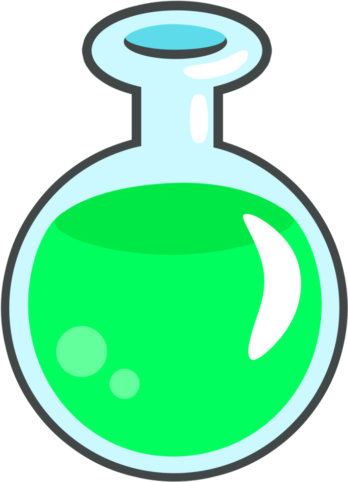 Green Potion Vector By Greenmachine987 - Potion Vector - Full Size PNG ...