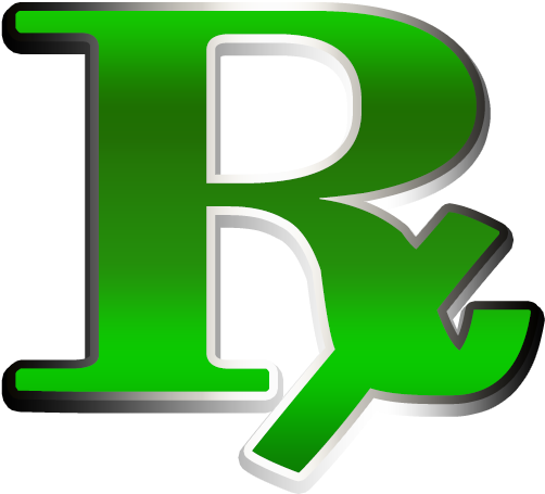 Green Rx Medicine Symbol Clip Art Image - Symbol 3d Rx - (512x512) Png ...