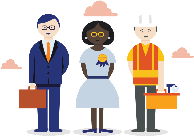 Pin Super Job Clip Art - Employers Cartoon - (720x448) Png Clipart Download