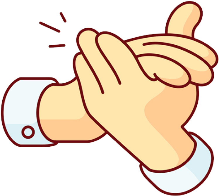 Cartoon Clapping Clapping Cartoon Applause Gesture - Clapping Cartoon ...
