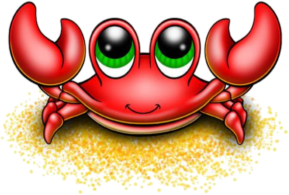 Shrimp Clipart Ketam - Under The Sea Crab - Full Size PNG Clipart ...