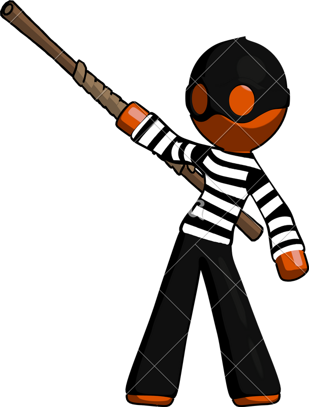 Thief With Staff - Stock Photography - (608x800) Png Clipart Download