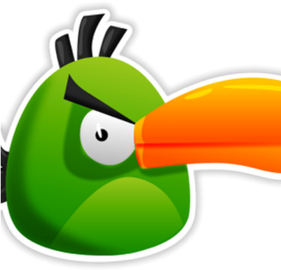 Shirley Gregory - Angry Birds Characters - (400x400) Png Clipart Download