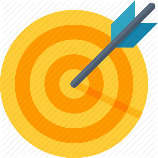 Goal Vector Setting - Target Yellow Icon - Full Size PNG Clipart Images ...