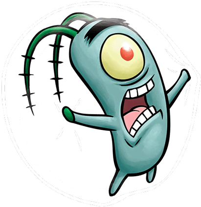 Plankton Character Web Desktop - Plankton Bob Esponja - (480x445) Png ...