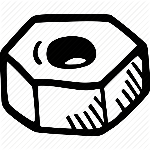Screw Nut Icon Clipart Nut Bolt Clip Art - Screw Nut Icon - (512x512 ...