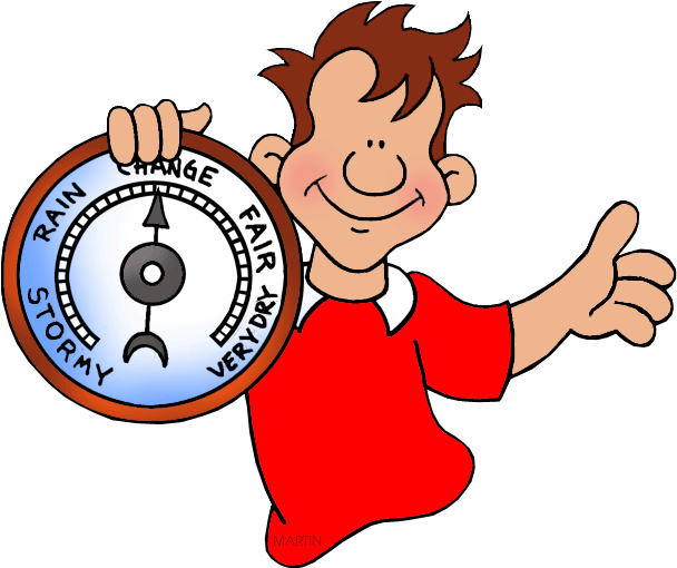 Barometer - Clip Art Air Pressure - (631x559) Png Clipart Download