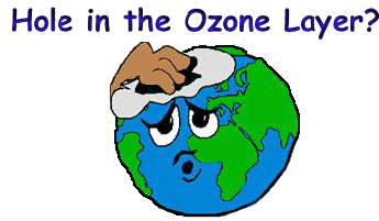 Ozone Layer Hole - Cartoon Ozone Layer Depletion - Full Size PNG ...