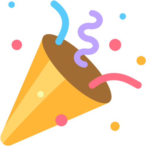 Success - Party Emoji Png - Full Size PNG Clipart Images Download