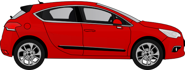 Red Car Clip Art At Clker - Red Car Clipart - (600x230) Png Clipart ...