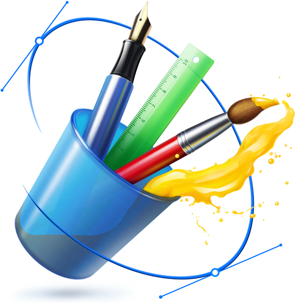Drawing Brush Logo Png - Graphics Designing Software Icon - Full Size ...