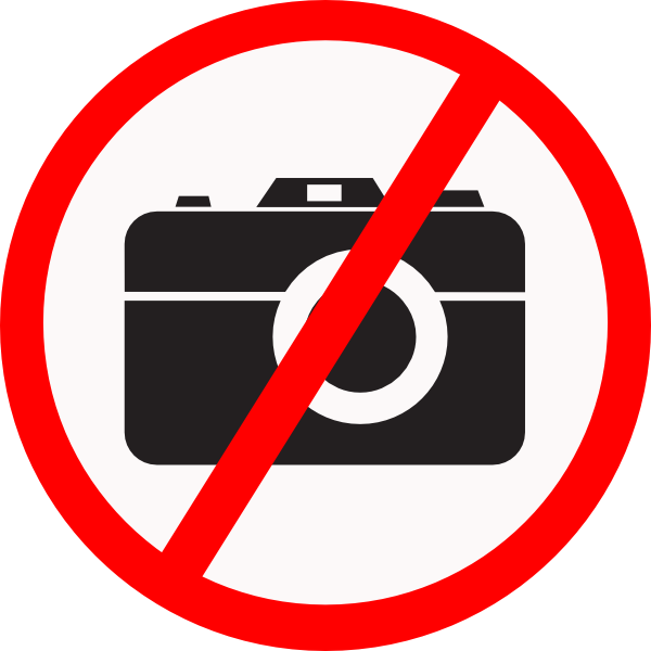 No Camera Allowed Clip Art At Clker Com Vector Clip - No Picture Taking ...