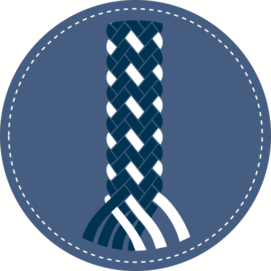 Braiding - Circle - (550x550) Png Clipart Download