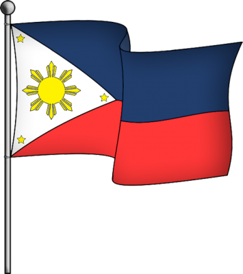 Illustration Of The National Flag Of The Philippines, - Philippine Flag ...