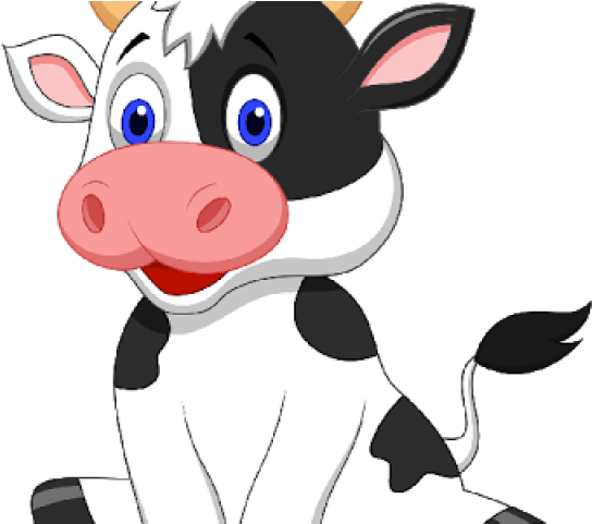 Cub Clipart Cow - Baby Cow Clip Art - (640x480) Png Clipart Download