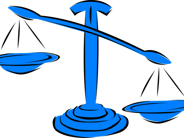 Injustice Clipart Balance Power - Blue Balance Scale - (640x480) Png ...