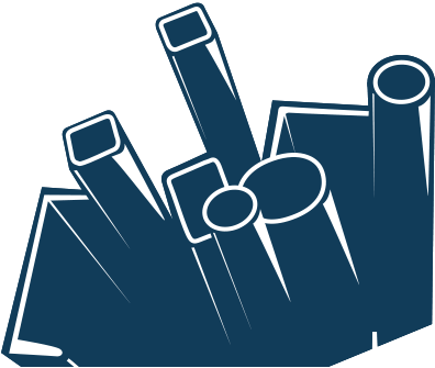 Clip Transparent Library Clip Tube Steel - Steel Pipe Logo - (396x335 ...